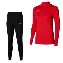 Nike Dri-FIT Academy 23 Trainingspak Dames Rood Wit - Voetbalshop.nl
