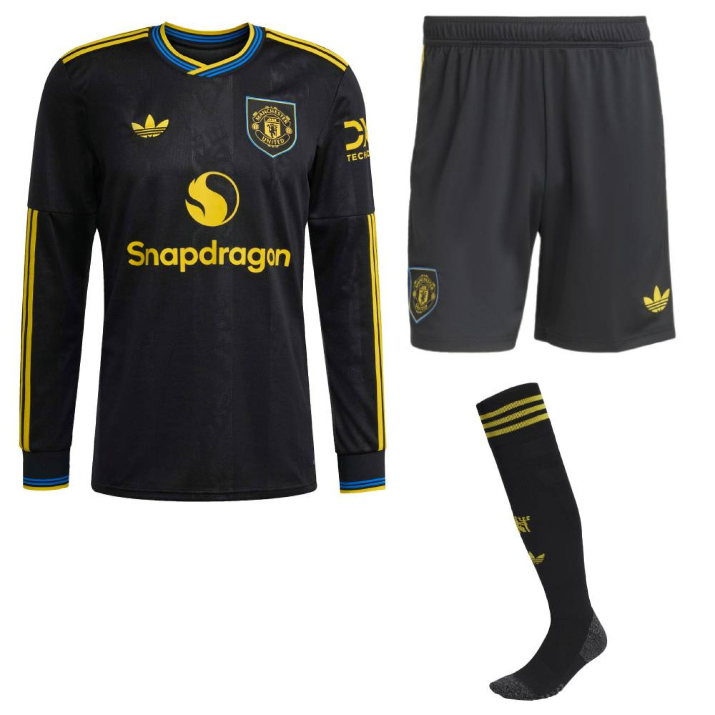 adidas Manchester United 3rd Long Sleeve Kit 2025-2026 - Voetbalshop.nl