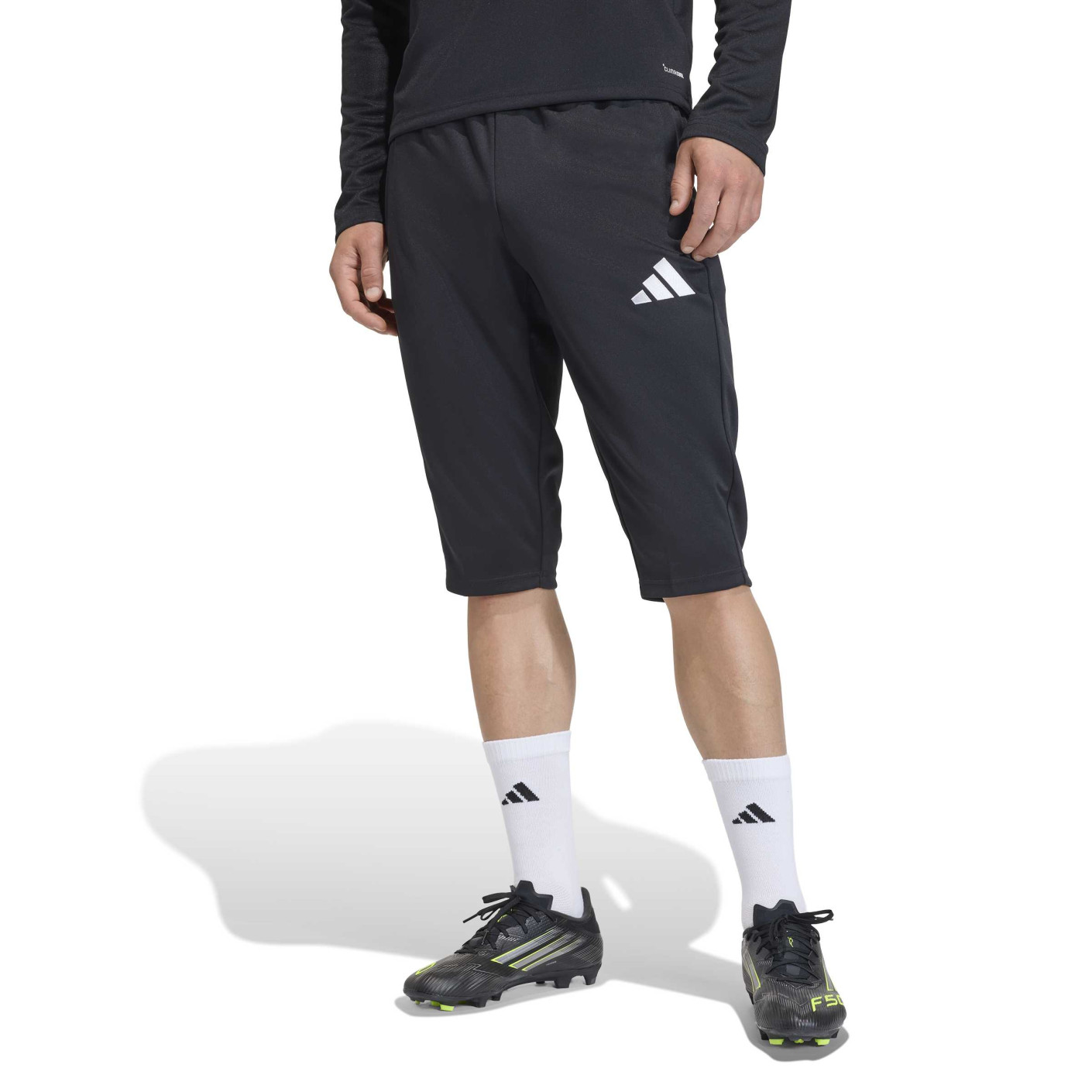 adidas Entrada 26 3/4 Training pants Black White - Voetbalshop.nl