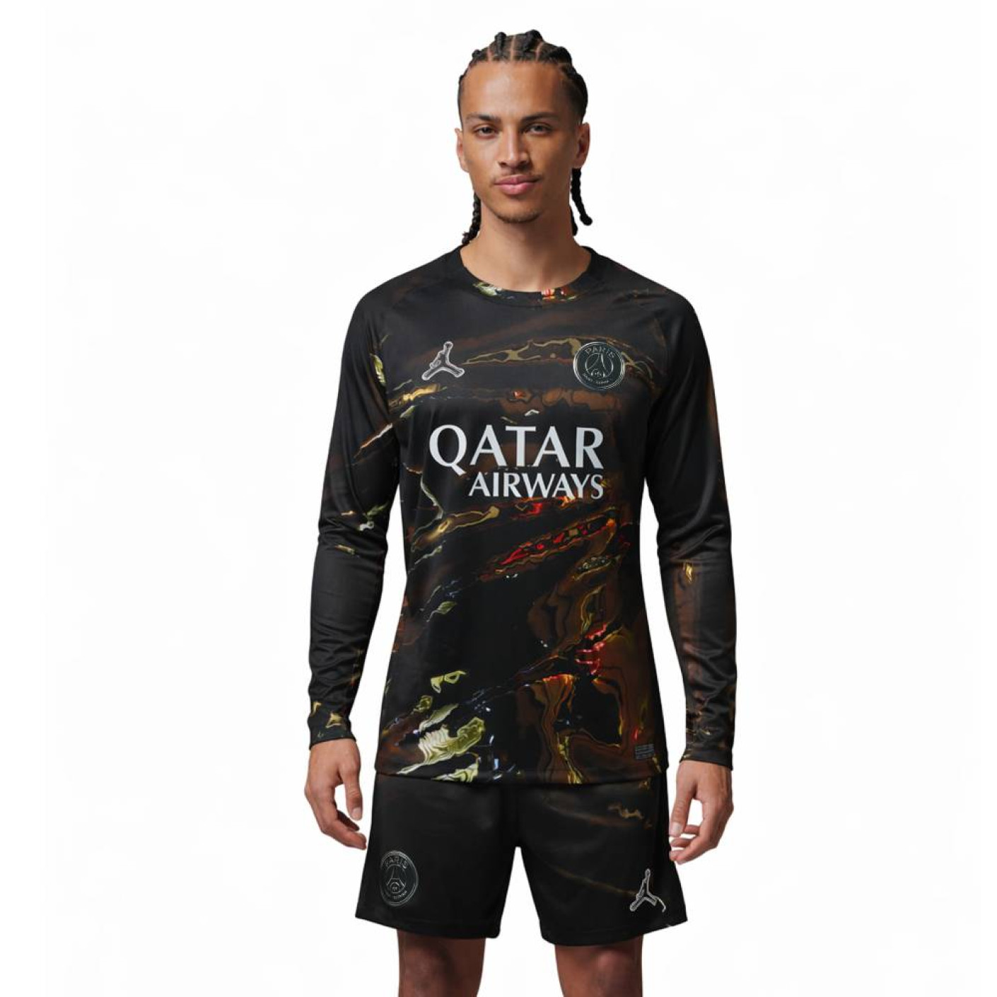 Nike Paris Saint-Germain x Jordan 5th Long Sleeve Set 2025-2026 ...