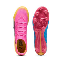 PUMA Ultra 6 Pro Grass/Artificial Grass Football Boots (MG) Hot Pink ...